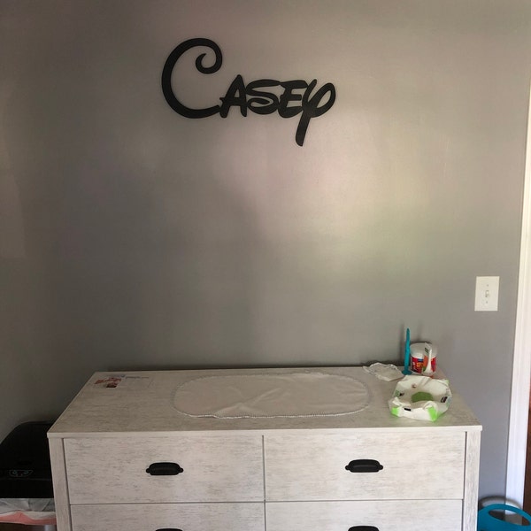 Disney Name - Wooden Name - Name Wall Hanging - Nursery Wall Hanging ...