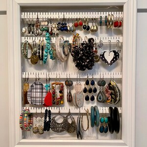 16 Earring Holder Slats Iorganize® DIY Organizer 9 | Etsy