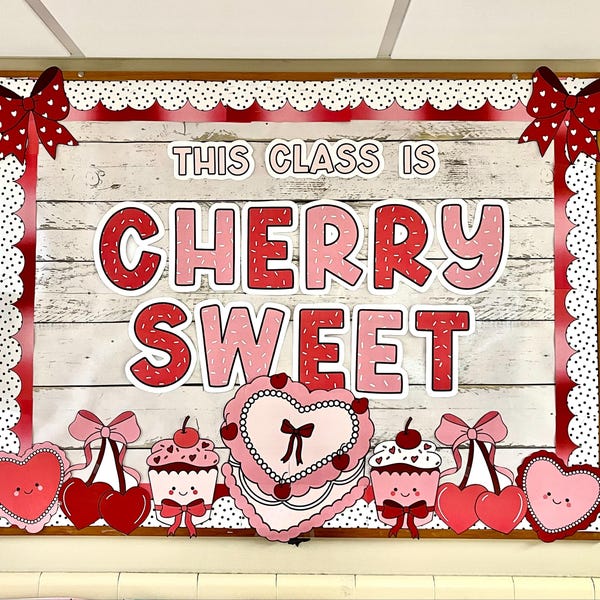 Valentine's Day Bulletin Board Kit | Classroom Decor | February ...