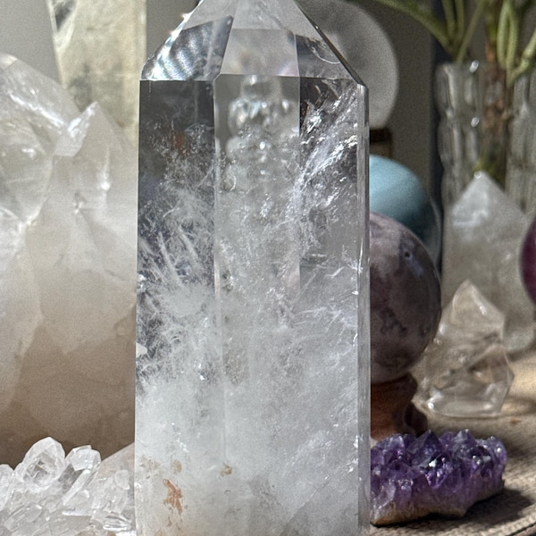 Natural Rose Quartz Flower,quartz Crystal Flower,crystal Carving,reiki ...