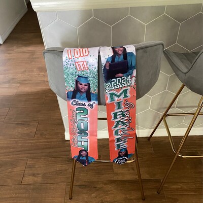 Custom SPORTS GRADUATION STOLE Graduation Stole Graduate Stoles ...