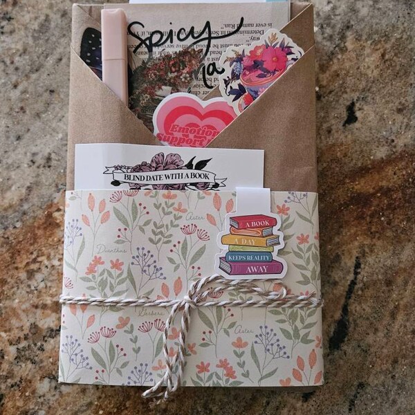 Blind Date With a Classic Book- W/ Stickers, Magnetic Bookmark ...