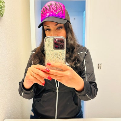 Airbrush Trucker Hat Custom, 5 Panel Graffiti Trucker Hat, Trendy Cool ...