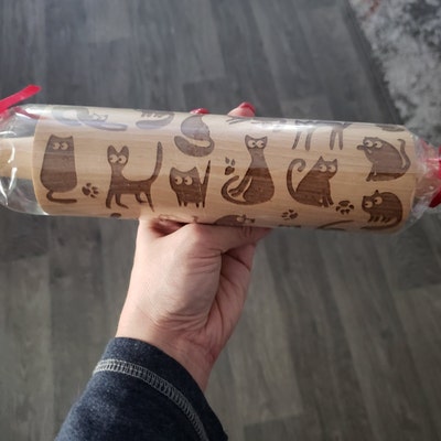 Cats Pattern Rolling Pin. Cat Lover Gift. Pet Lover. - Etsy