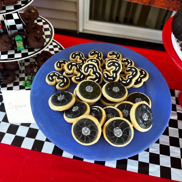 Mini Tire/wheel Cookies 2 Dozen - Etsy