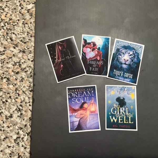 Waterproof Hand-cut Custom Book Cover Vinyl Matte Stickers for Book ...