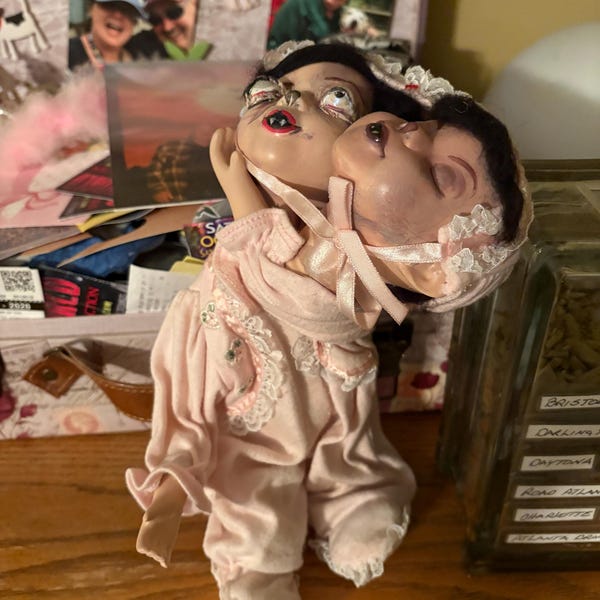 Creepy Cute Doll, Creepy Clown Doll, Oddity Doll, Weird Doll, Doll Art ...