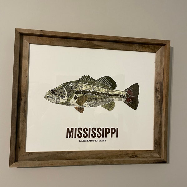 Colorado State Fish, Map Art, Nature Outdoor Art, Vintage Map Art, Art ...