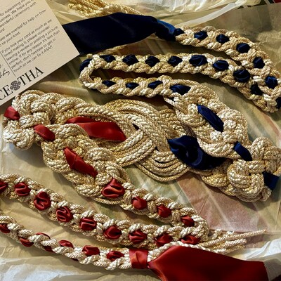 Handfasting Cord Green Bloom Bespoke Artisan Celtic Knot Wedding Rope ...