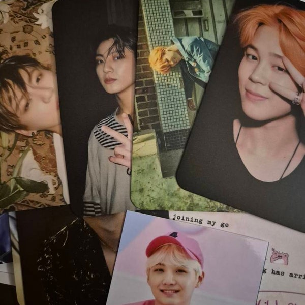 BTS Memories 2020 Blu-ray Fanmade Photocards (yoongi, Namjoon, Jungkook ...