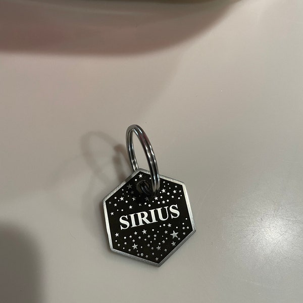 Luna Dog Tag, Pet ID Tag, Personalized Dog Tag, Microchip Pet Tag ...
