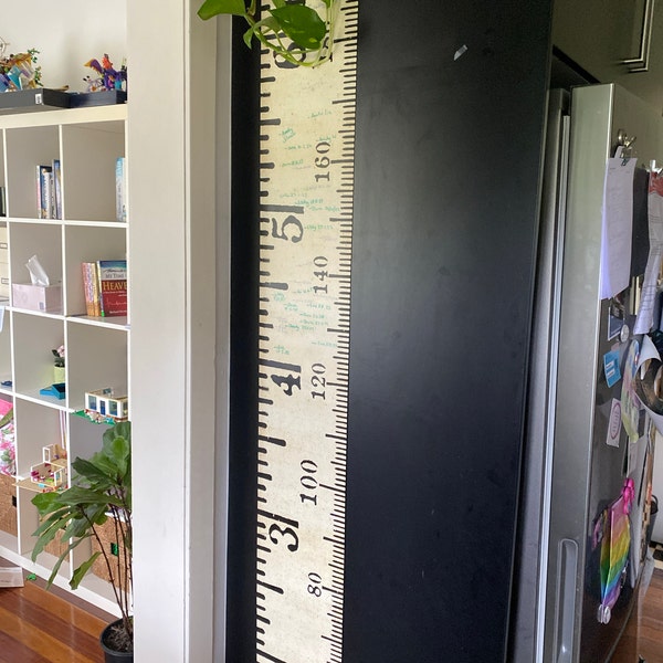 Height Chart ~ Vintage Inspired Tape Measure ~ Hanging ~ Ruler Growth ...