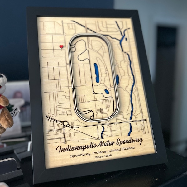 Indianapolis Motor Speedway Wall Art | Indy 500 | Verizon 200 | 3D ...