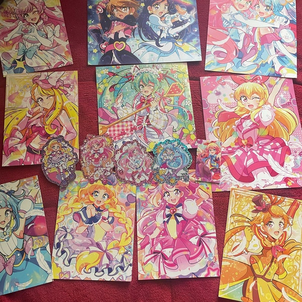 Magical Girl Stickers Set 1 - Etsy