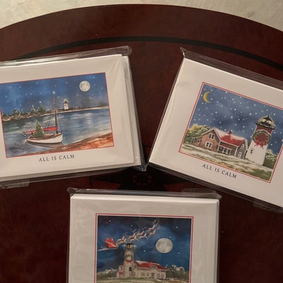 Nauset Lighthouse Christmas Cards Cape Cod MA Christmas Cards Cape Cod ...