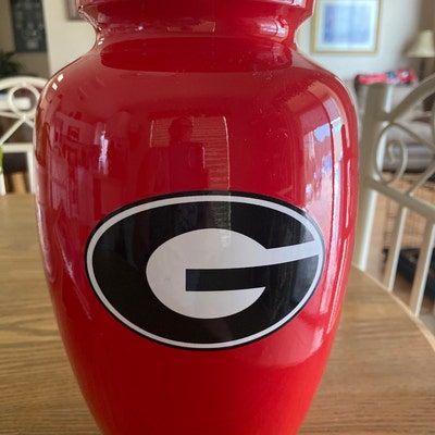 UGA Red Adult Urn - Etsy