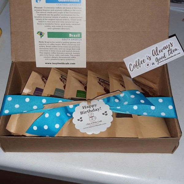 Friendship Coffee Care Package, Coffee Gift Box for Friend, Coffee Gift ...
