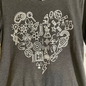 I Love Science, Science Heart PNG, JPEG, SVG Instant Download - Etsy