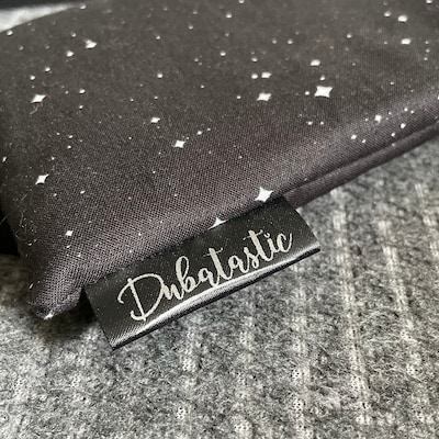 Custom Fabric Labels 100 Black SATIN Apparel Labels PRECUT - Etsy