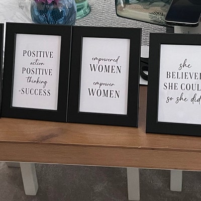 Inspirational Positive Motivational Prints, Female / Women Empowerment ...