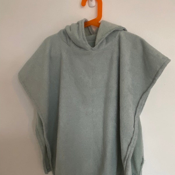 Hooded Poncho Towel Sewing Pattern • PDF Instant Download • Bath Towel ...