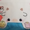 Kawaii Cute Strawberry Cow Enamel Pin Banner / Cute Cow Wall Decor ...