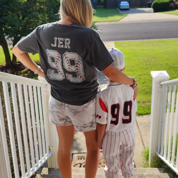 Personalized Baseball Mom Shirt, Custom Game Day Mom Baseball Tee ...