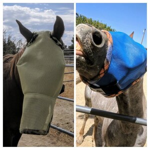 Custom Horse Fly Mask Size Medium Yellow Mesh with 220 | Etsy