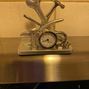 Alloy Metal Handyman Tool Set Mini Desk Clock Custom Gifts ...