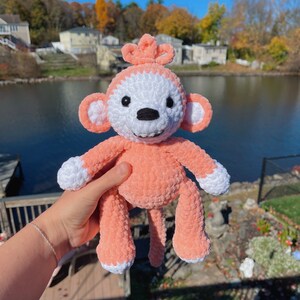Crochet Pattern Monkey Amigurumi Monkey Pattern PDF Tutorial Stuffed Monkey Plush Pattern ...