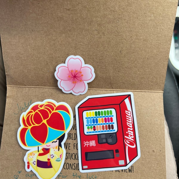 Okinawa Shisa Pair Stickers Pack of Two Okinawa Sticker Japan Sticker ...