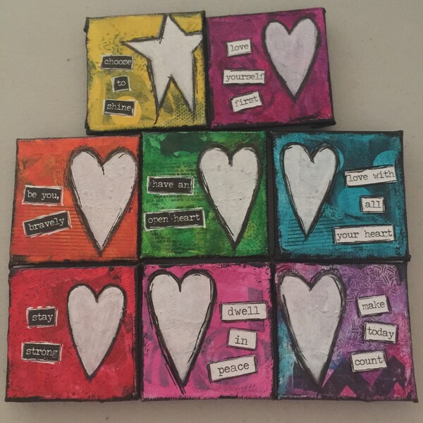Original Mixed Media Portrait Bible Scripture Collage - "i Am God's ...