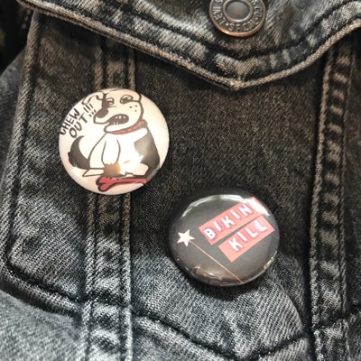 Heads up PINBACK BUTTON SET funny Weird Retro Vintage Reproduction - Etsy