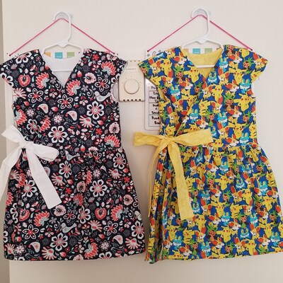 Girls Dress Pattern Pdf, Wrap Dress Pattern, Childrens Sewing Pattern ...