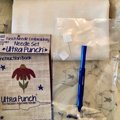 Ultra Punch Needle 3 Tips 2 Threaders Instruction Booklet - Etsy