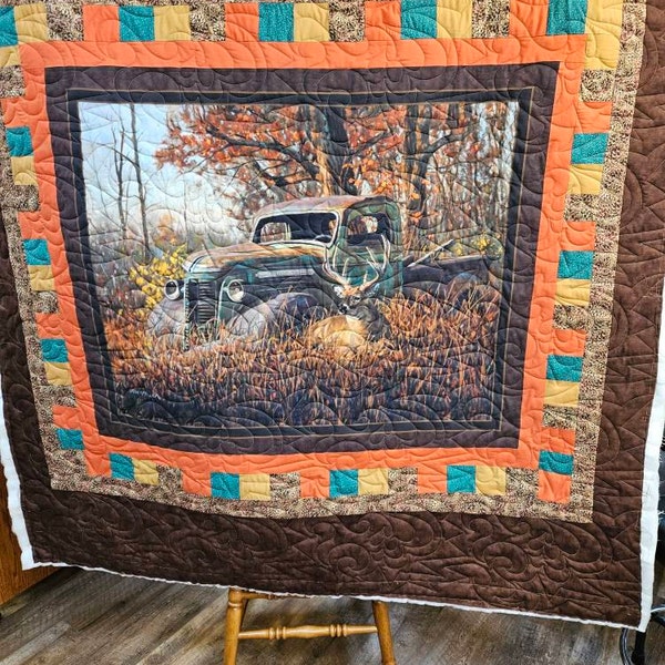 Susan Winget Harvest Couple Fabric Panel by Springs Creative - Etsy