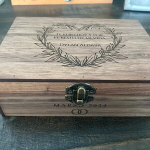 Custom Personalized Wooden Keepsake Box Wedding Card Box - Etsy