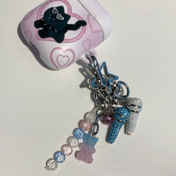 Crystal Microphone Keychain / BTS Suga Edition / Swarovski Crystal - Etsy