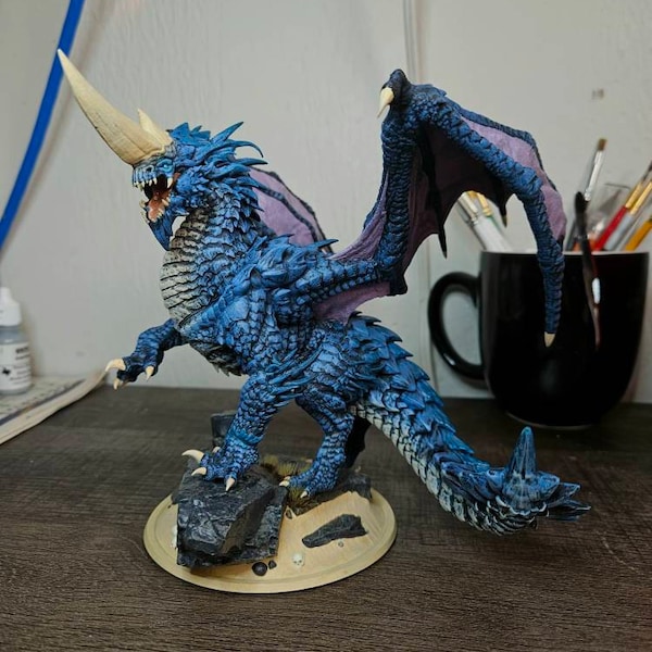 Adult Red Dragon Rescale Minis Fantasy Dnd RPG Tabletop War Gaming ...