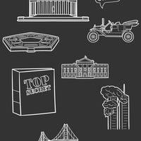 LIFEGUARD, Baywatch Doodle Vector Icons. Summer Beach Icons Clipart ...