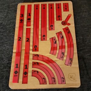 Full Set of Acrylic 2.0 Templates and Range Rulers for Use With X-wing ...