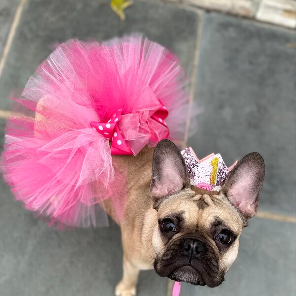 Dog Tutu: Pink Mix Tutu fuscia Pink, Bubblegum Pink, Baby Pink Small ...