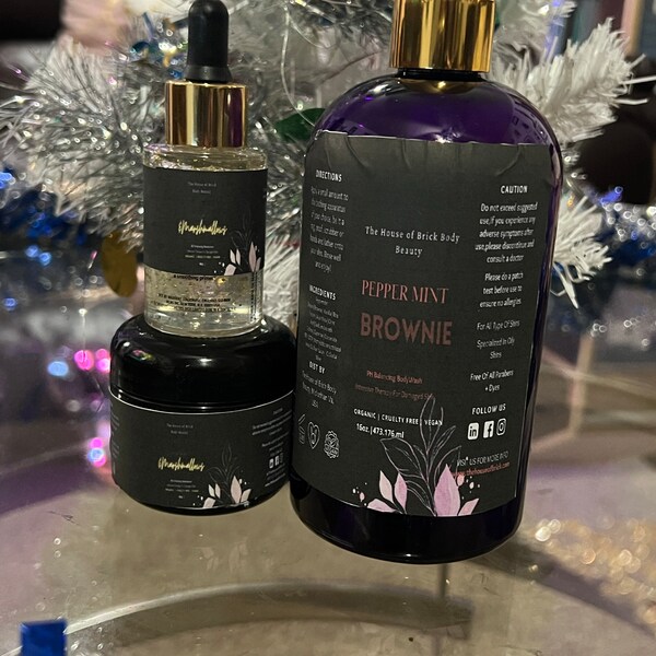 Fully Editable Body Product Labels CANVA, DIY Cosmetic Labels, Editable ...