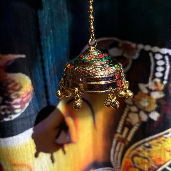 Vintage Design Solid Silver Lord Shiva Lingam Box Amulet Container ...