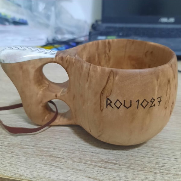 Kuksa Cup Big, Curly Birch and Antler, Two Fingers - Etsy