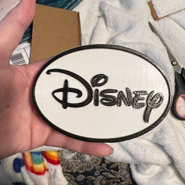 Disney Style Logo Sign (3d Printed Walt Disney Studios Stocking Stuffer ...