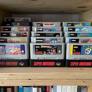 SNES Super Nintendo Display Game Stand - Etsy