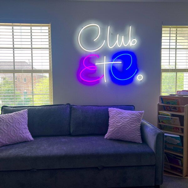 Wolf Neon Sign Wolf Led Sign Custom Wolf Sign Wolf and Moon Neon Wolf ...