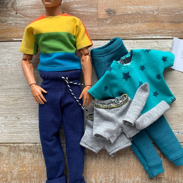 PDF Sewing Pattern for 9” Fashion Dolls Clothes “basic Favourites #57 ...