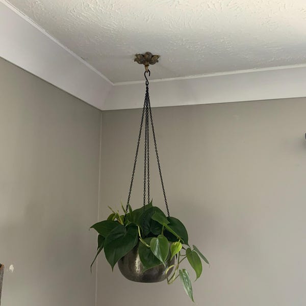Wind Chime Canopy Disc 4.3in With Hook - Hanging Brass Dangle Bobeshe ...